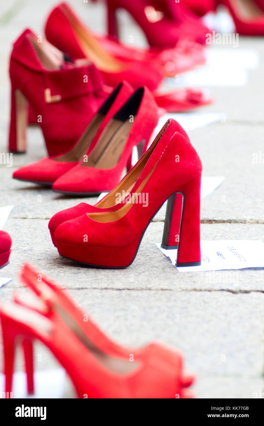 Violence women italy red shoes hi-res stock photography and images - Alamy