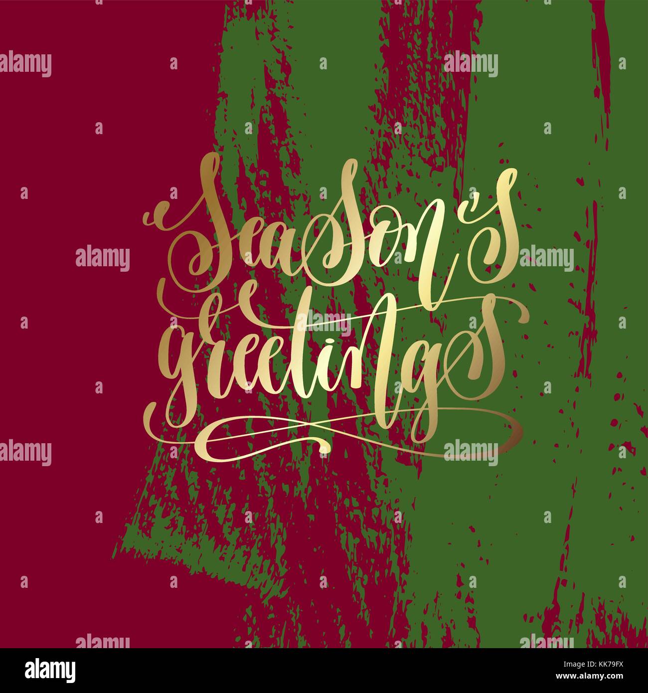 Seasons greetings lettering season Stock Vector Images - Alamy