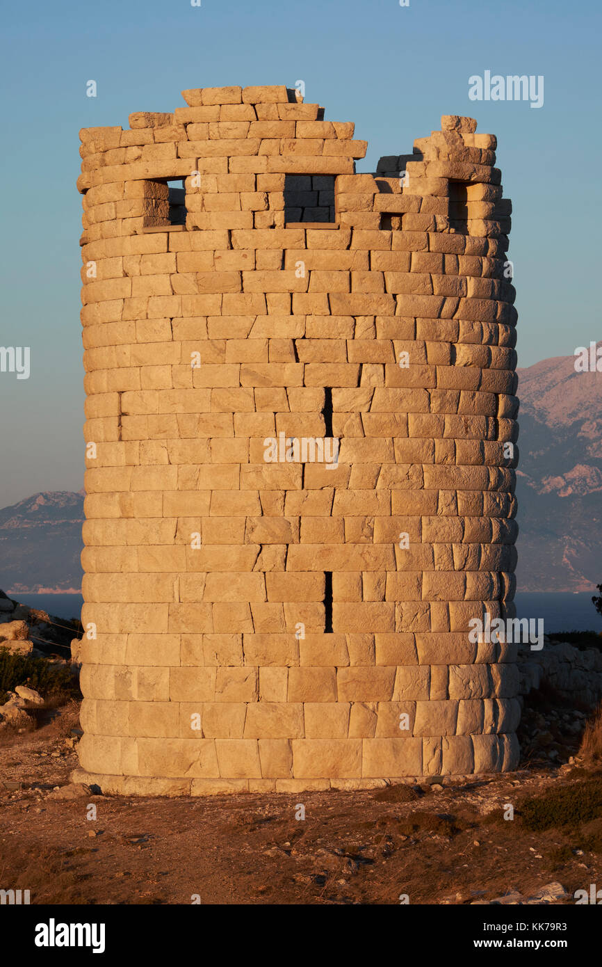 Ancient greek tower drakanon ikaria hi-res stock photography and images ...