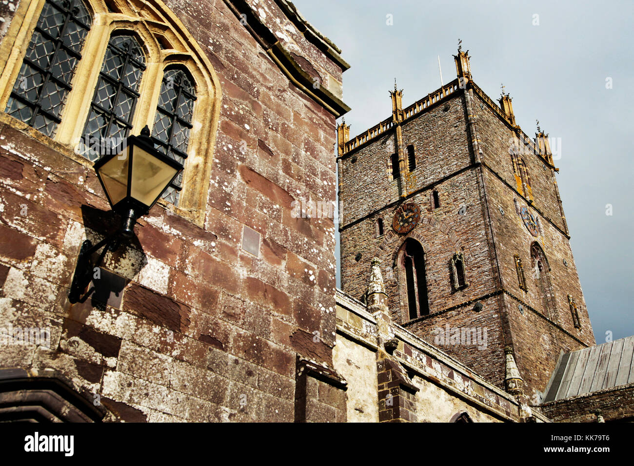 Wales, UK, United Kingdom street and village scenes with historical ...