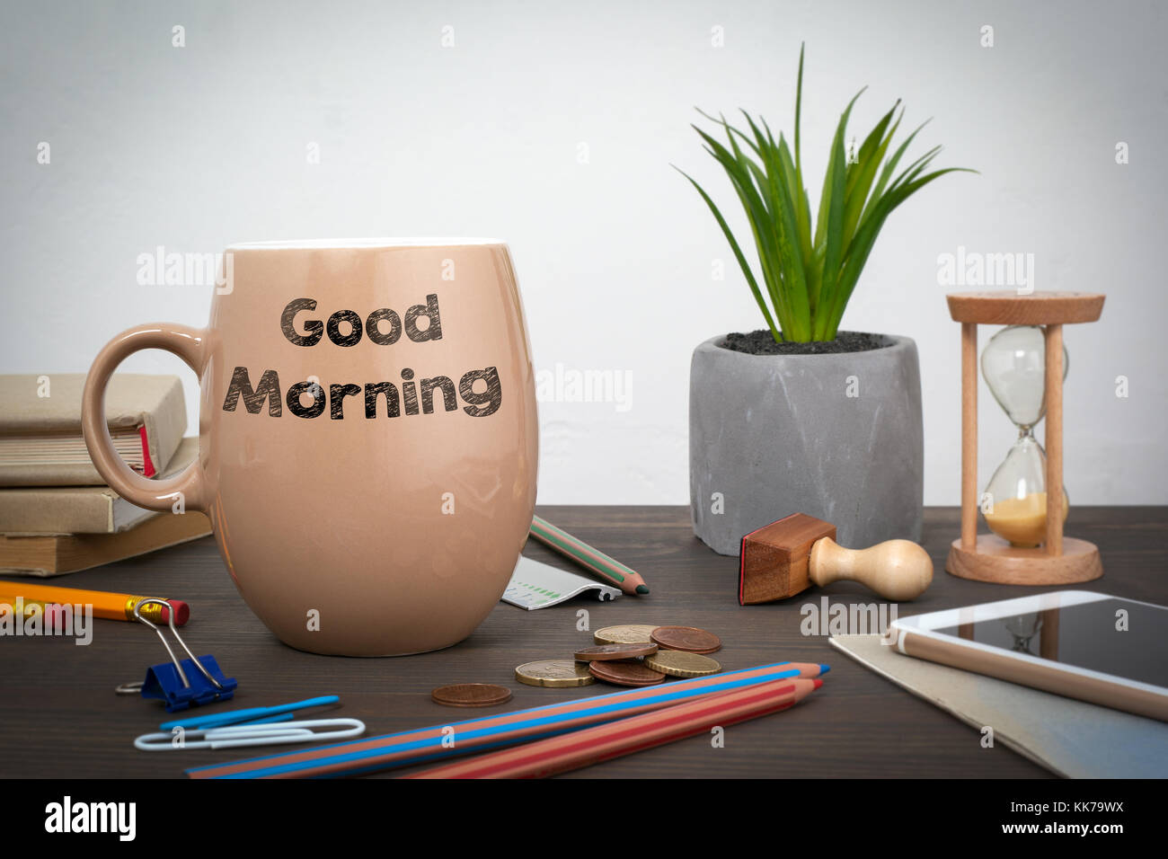 Good Morning. Business and a success background Stock Photo - Alamy