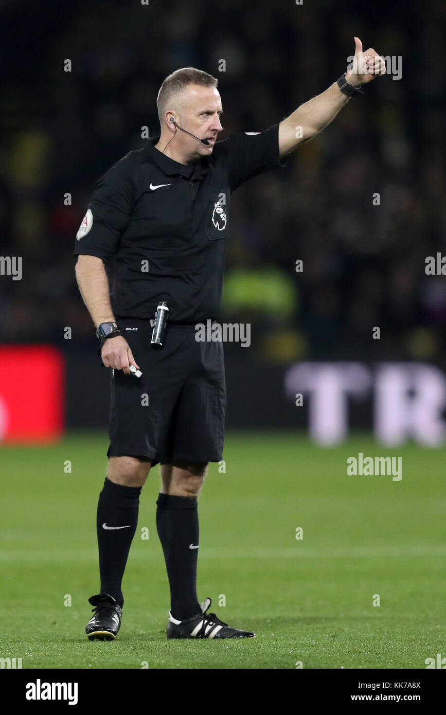Referee Jonathan Moss Stock Photo - Alamy