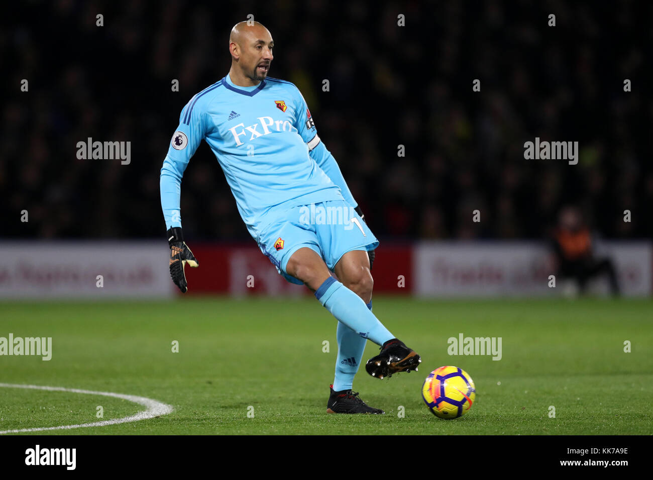 Watford goalkeeper Heurelho Gomes Stock Photo - Alamy