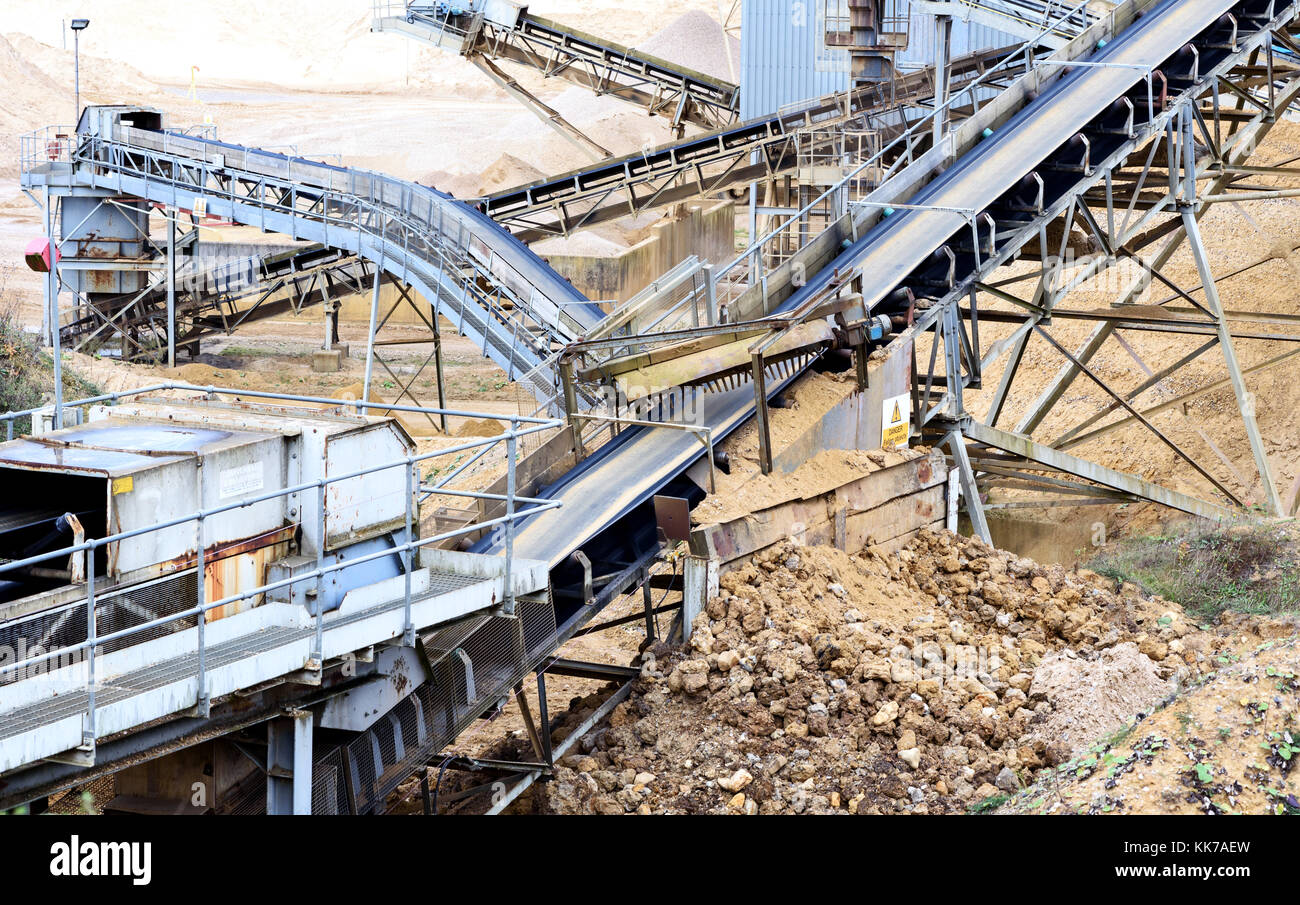 Aggregate processing plant hi-res stock photography and images - Alamy