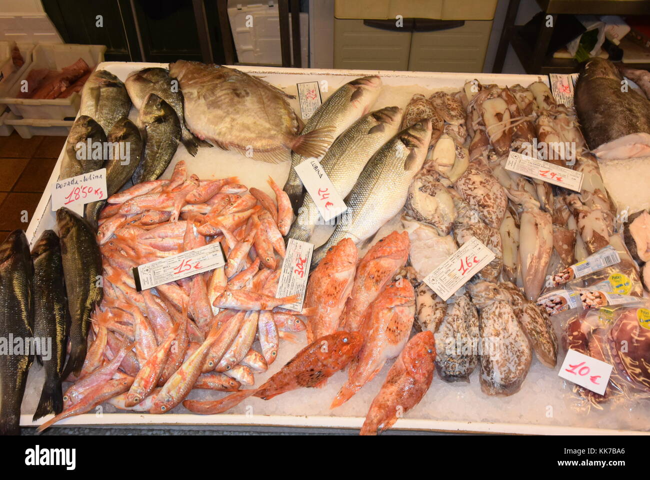 Fish Market / Mercado de Pescados, Mahon, Mallorca, Ballearic Islands ...