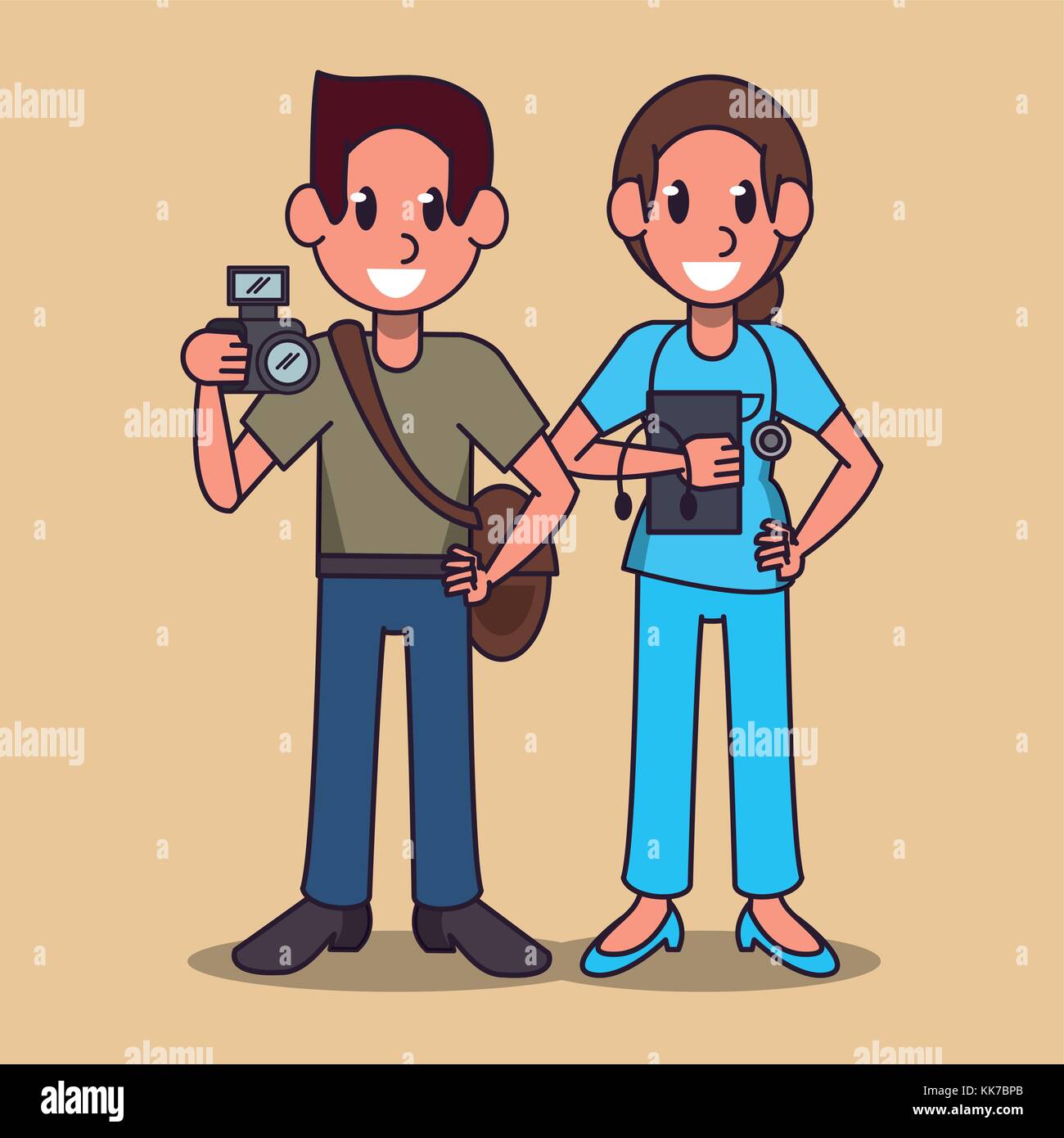 Workers and jobs cartoon Stock Vector Image & Art - Alamy