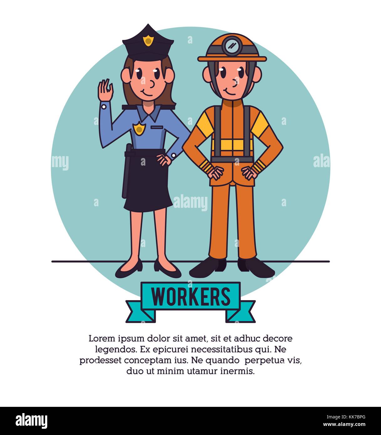 Workers infographic cartoon Stock Vector Image & Art - Alamy