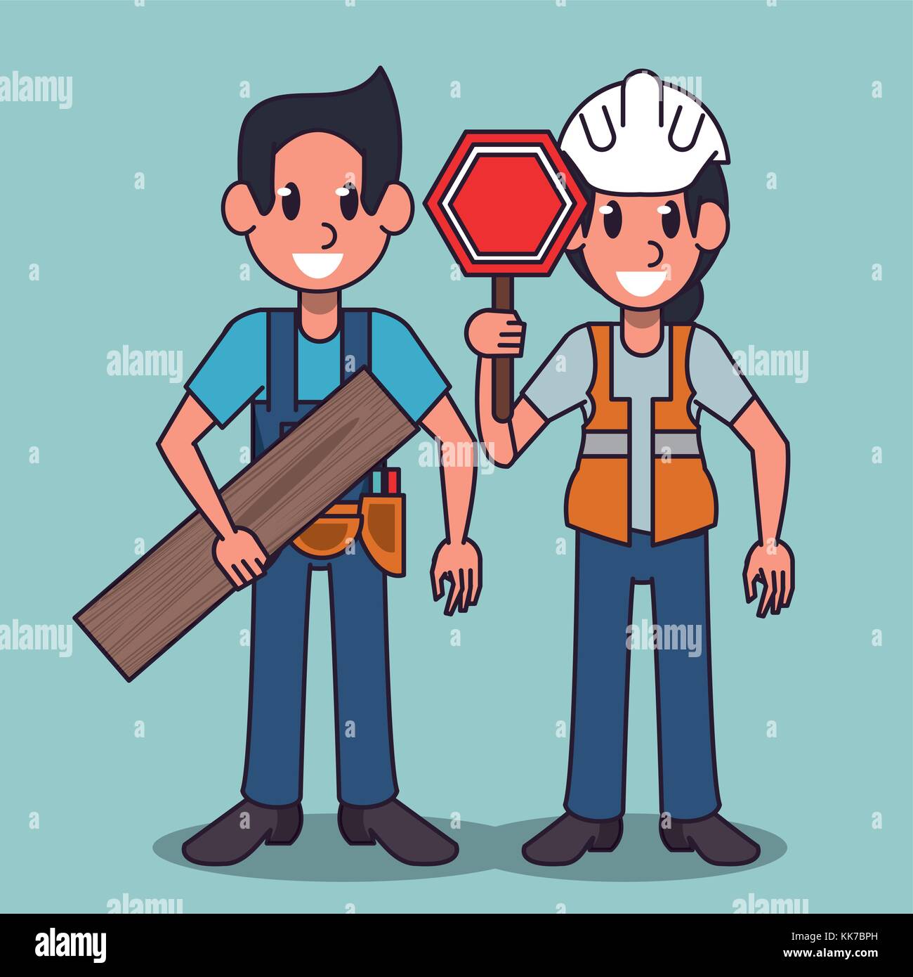 Workers and jobs cartoon Stock Vector Image & Art - Alamy