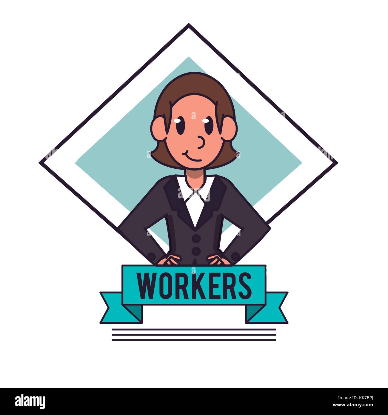 Workers and jobs cartoon Stock Vector Image & Art - Alamy