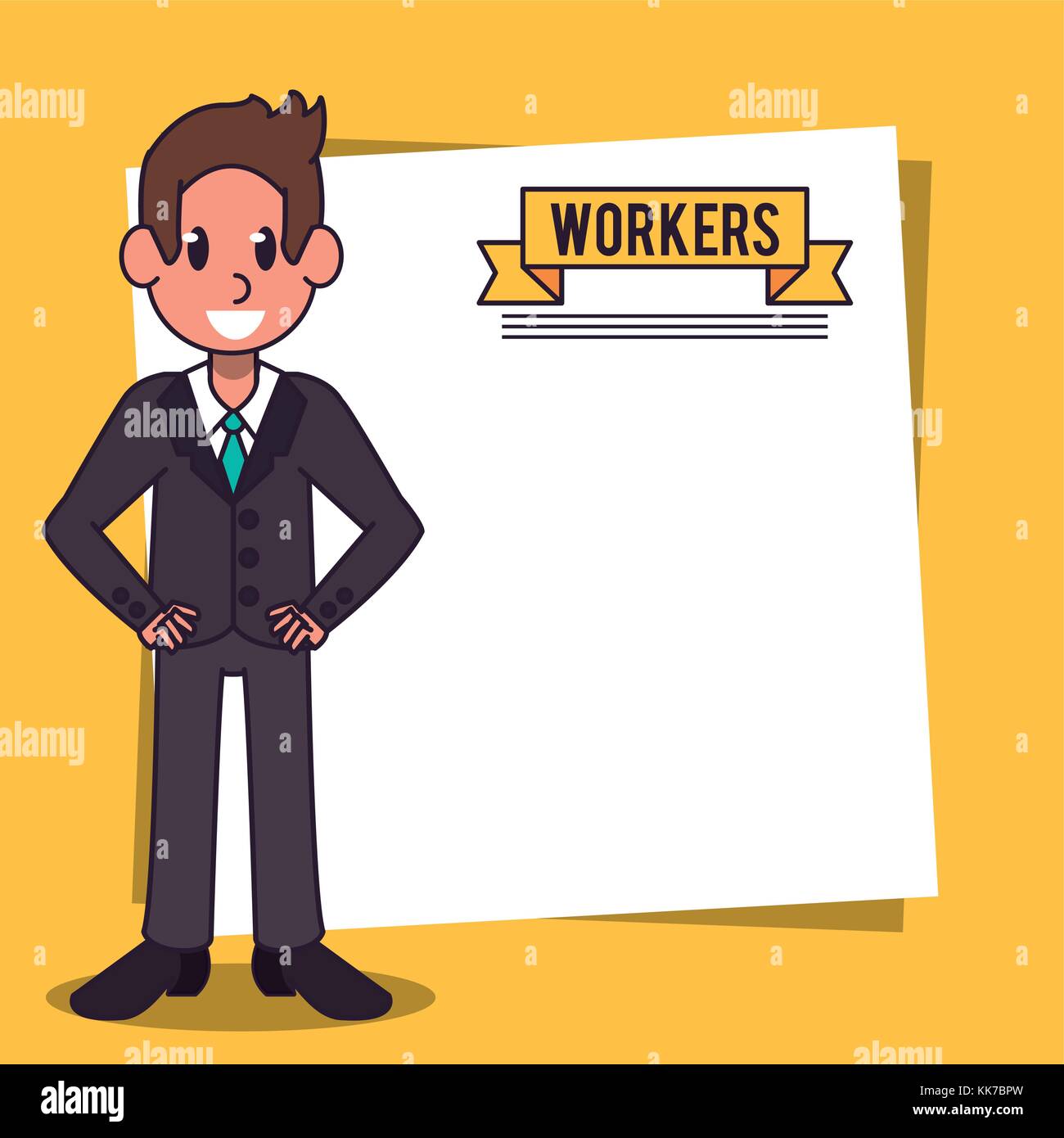Workers and jobs cartoon Stock Vector Image & Art - Alamy