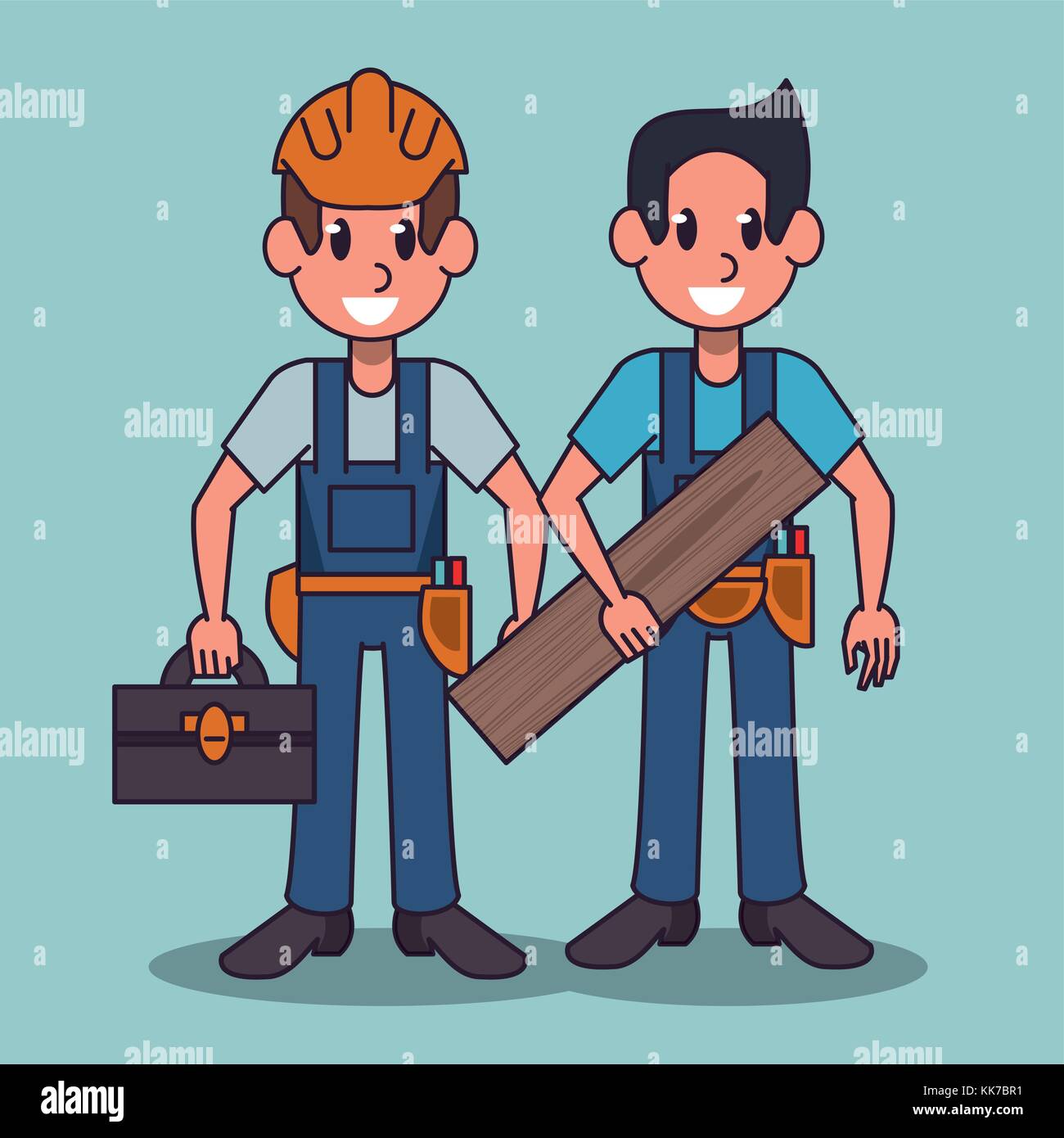 Workers and jobs cartoon Stock Vector Image & Art - Alamy