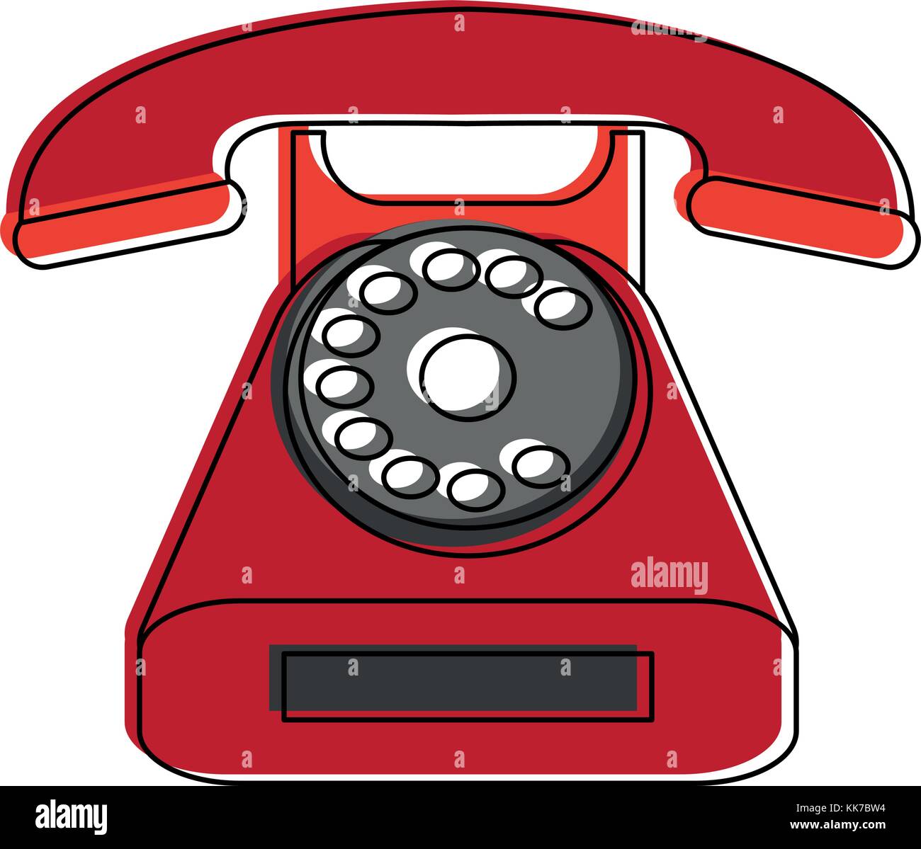 Vintage telephone symbol Stock Vector Image & Art - Alamy