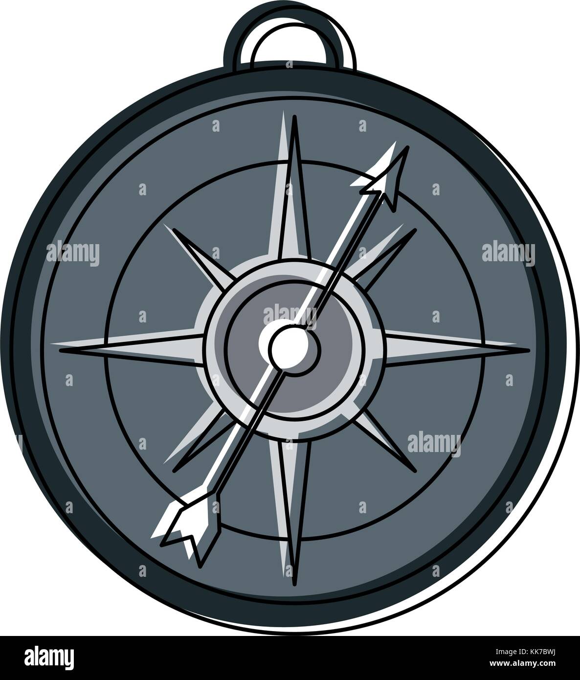 Old navigation compass Stock Vector Image & Art - Alamy