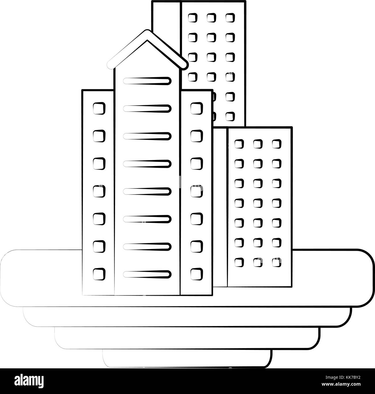 City buildings symbol Stock Vector Image & Art - Alamy