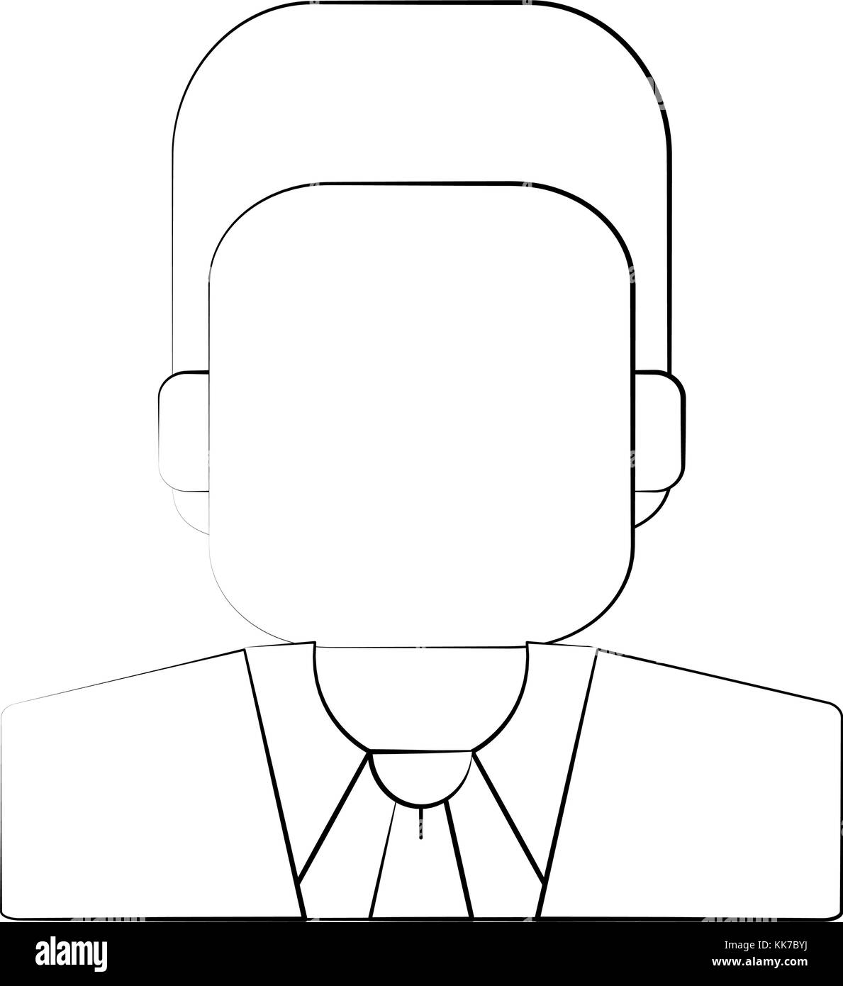 Businessman faceless avatar Stock Vector Image & Art - Alamy