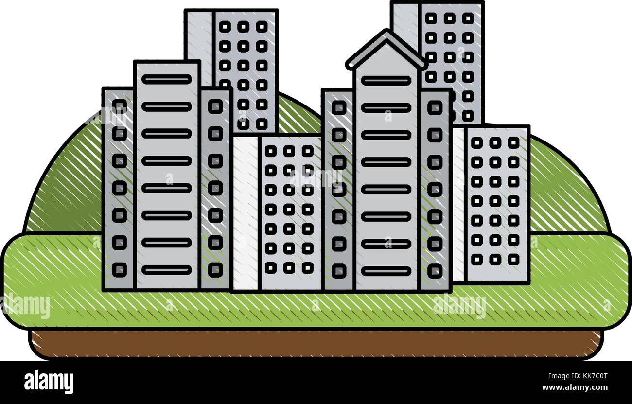 City buildings symbol Stock Vector Image & Art - Alamy