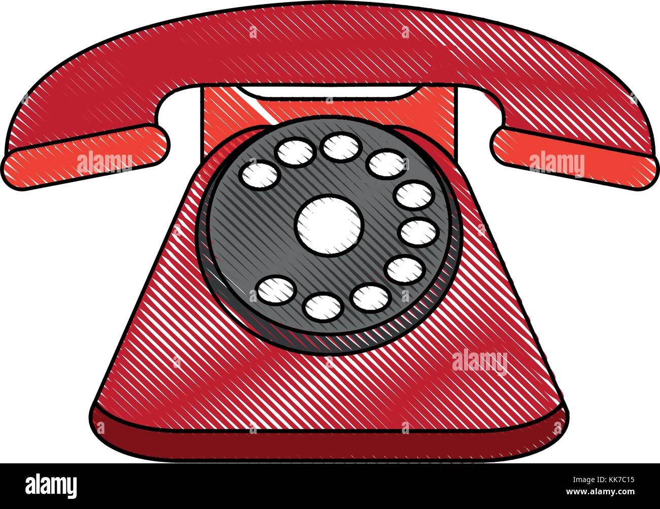 Vintage telephone symbol Stock Vector Image & Art - Alamy