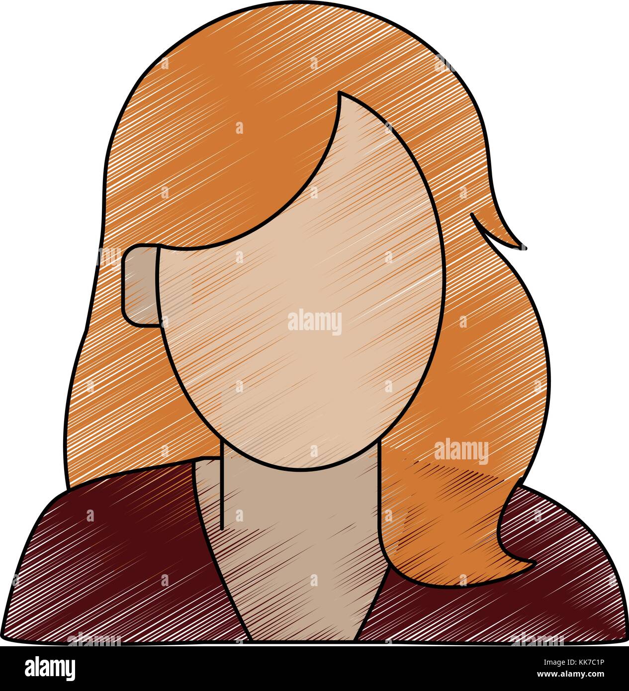 Executive woman faceless avatar Stock Vector Image & Art - Alamy