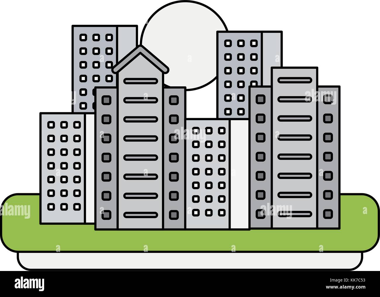 City buildings symbol Stock Vector Image & Art - Alamy