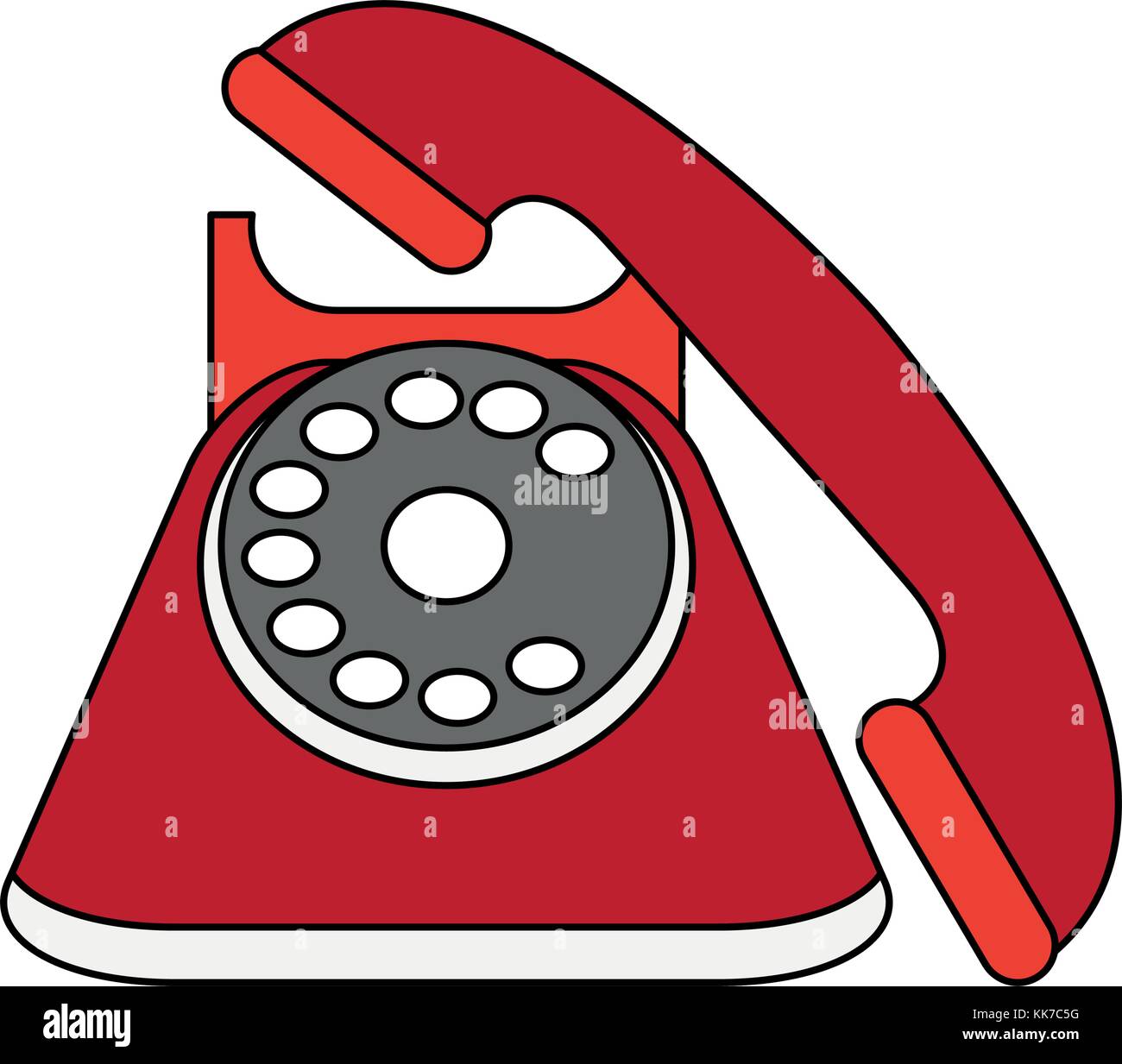 Vintage telephone symbol Stock Vector Image & Art - Alamy