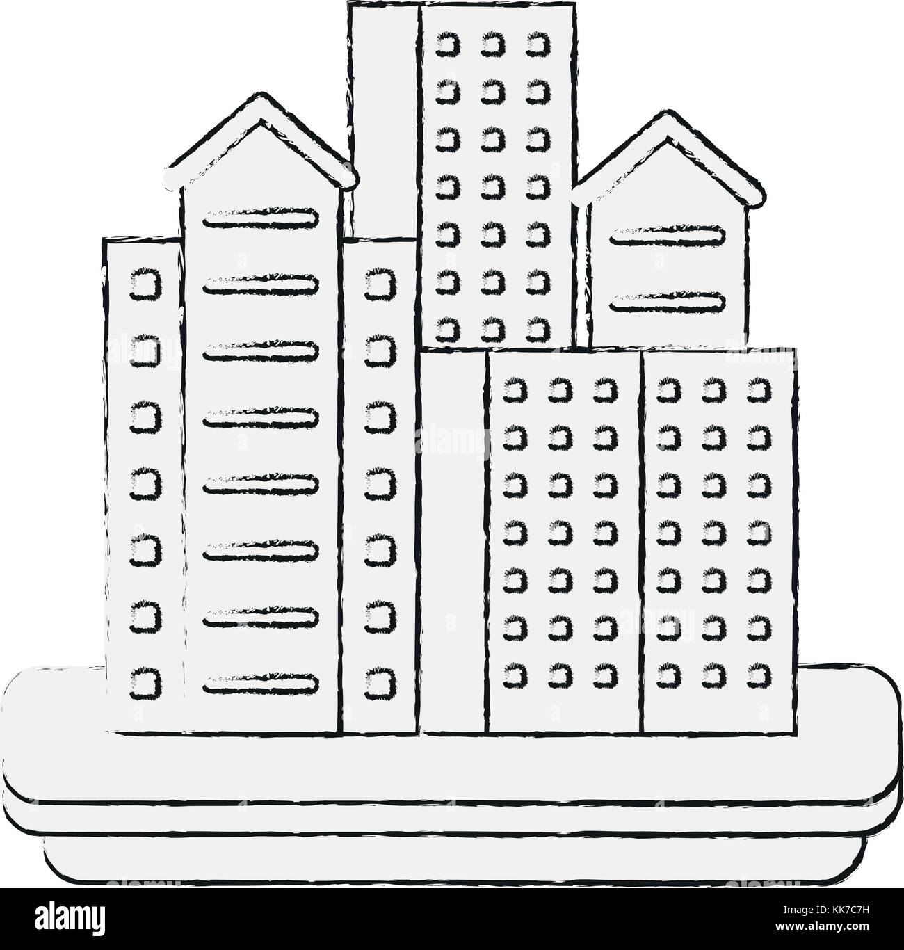 City buildings symbol Stock Vector Image & Art - Alamy