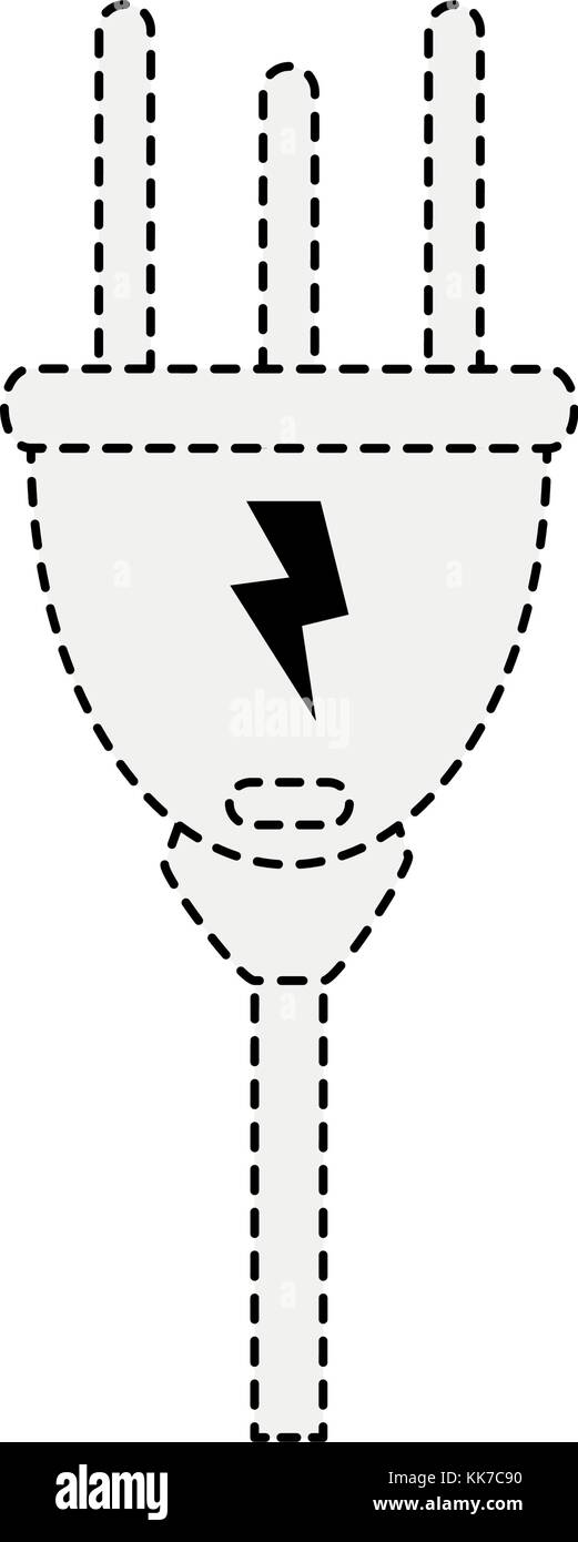Electric plug symbol Stock Vector Image & Art - Alamy