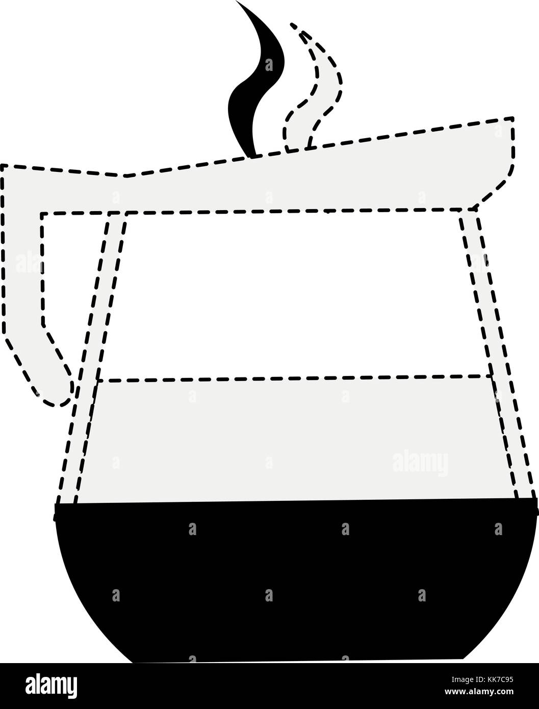 Coffee kettle symbol Stock Vector Image & Art - Alamy