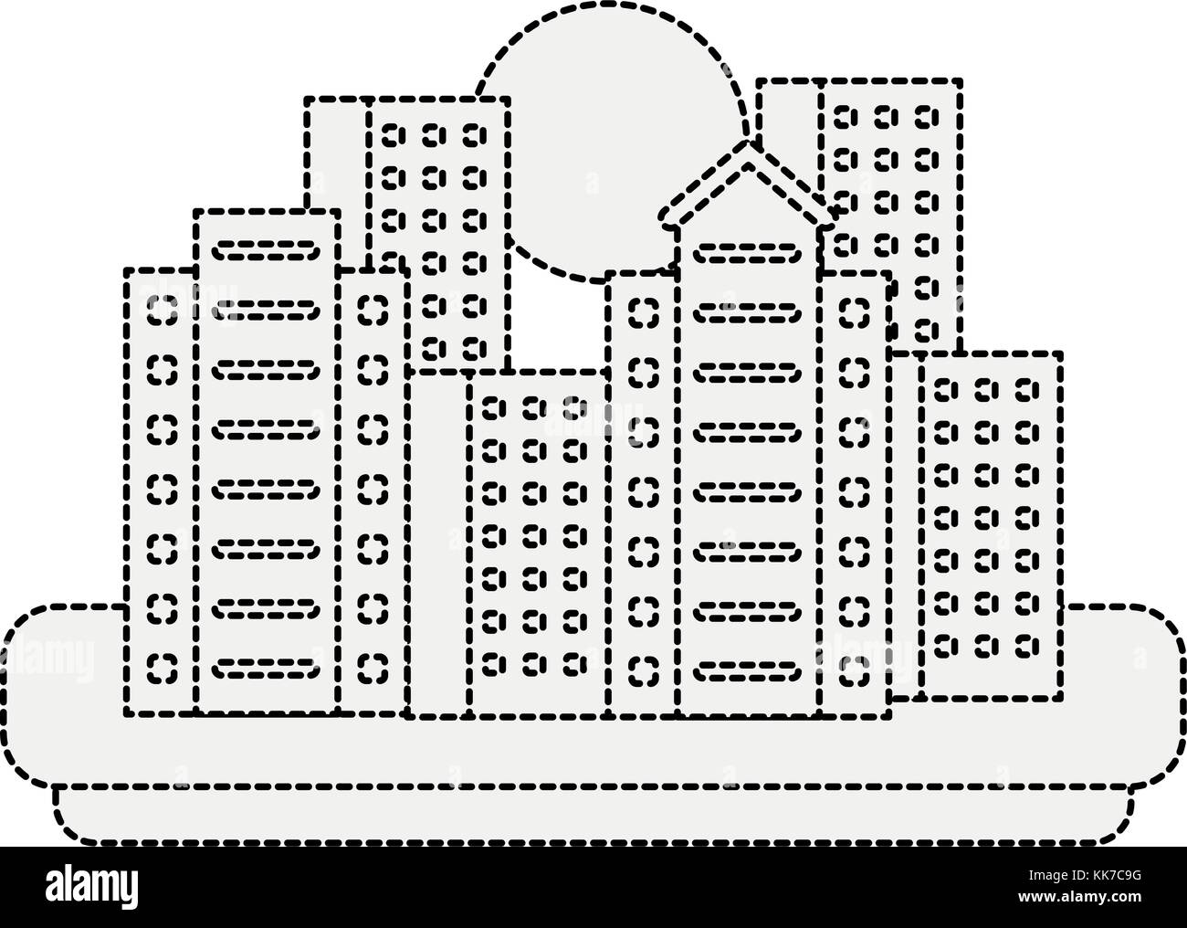 City buildings symbol Stock Vector Image & Art - Alamy