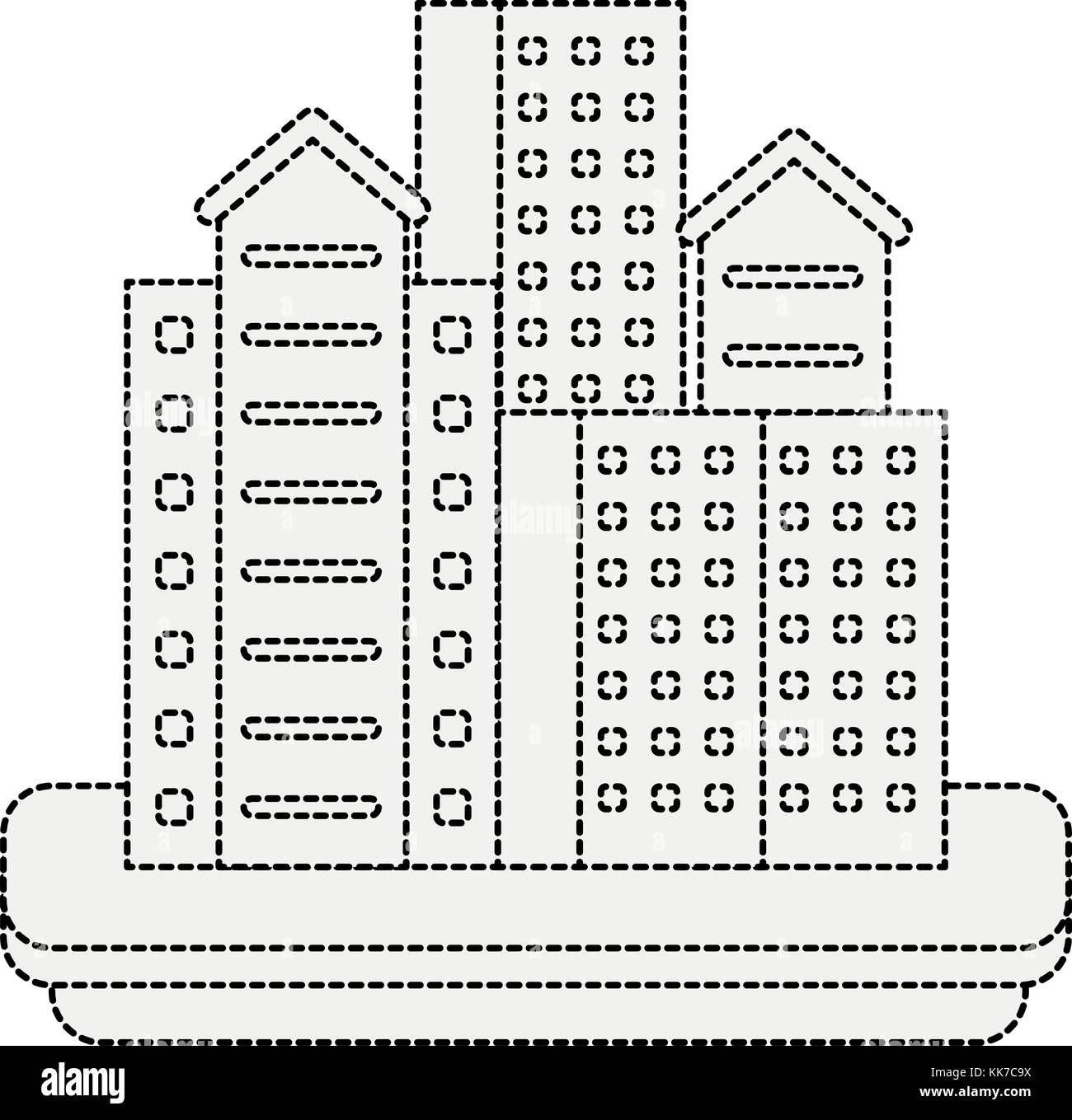 City buildings symbol Stock Vector Image & Art - Alamy