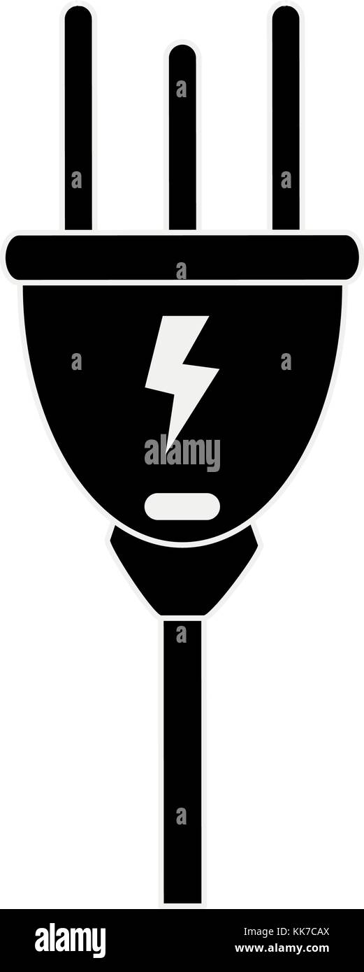 Electric plug symbol Stock Vector Image & Art - Alamy