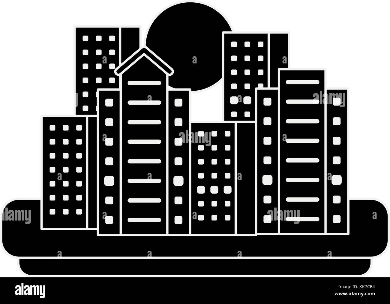 City buildings symbol Stock Vector Image & Art - Alamy