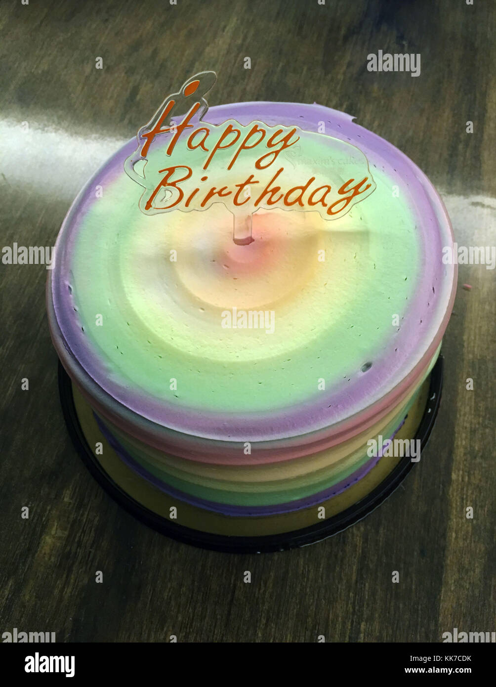 cake mousse rainbow color Stock Photo - Alamy