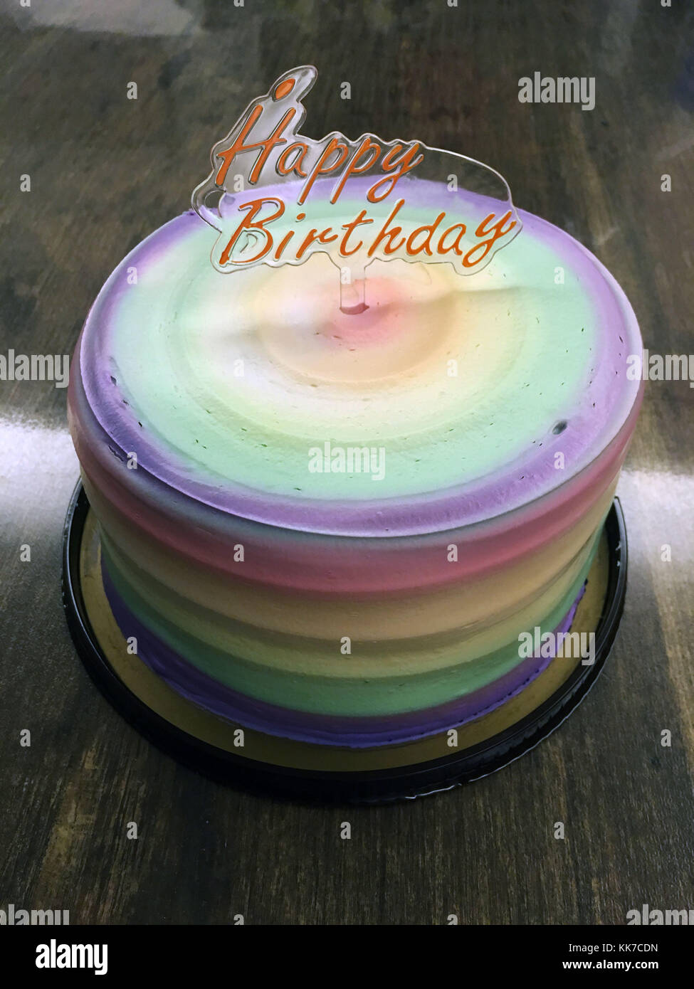 cake mousse rainbow color Stock Photo - Alamy
