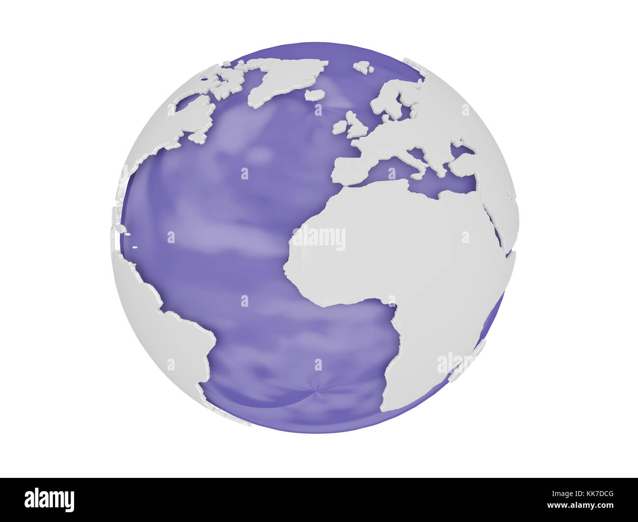 3D render of the world Stock Photo - Alamy