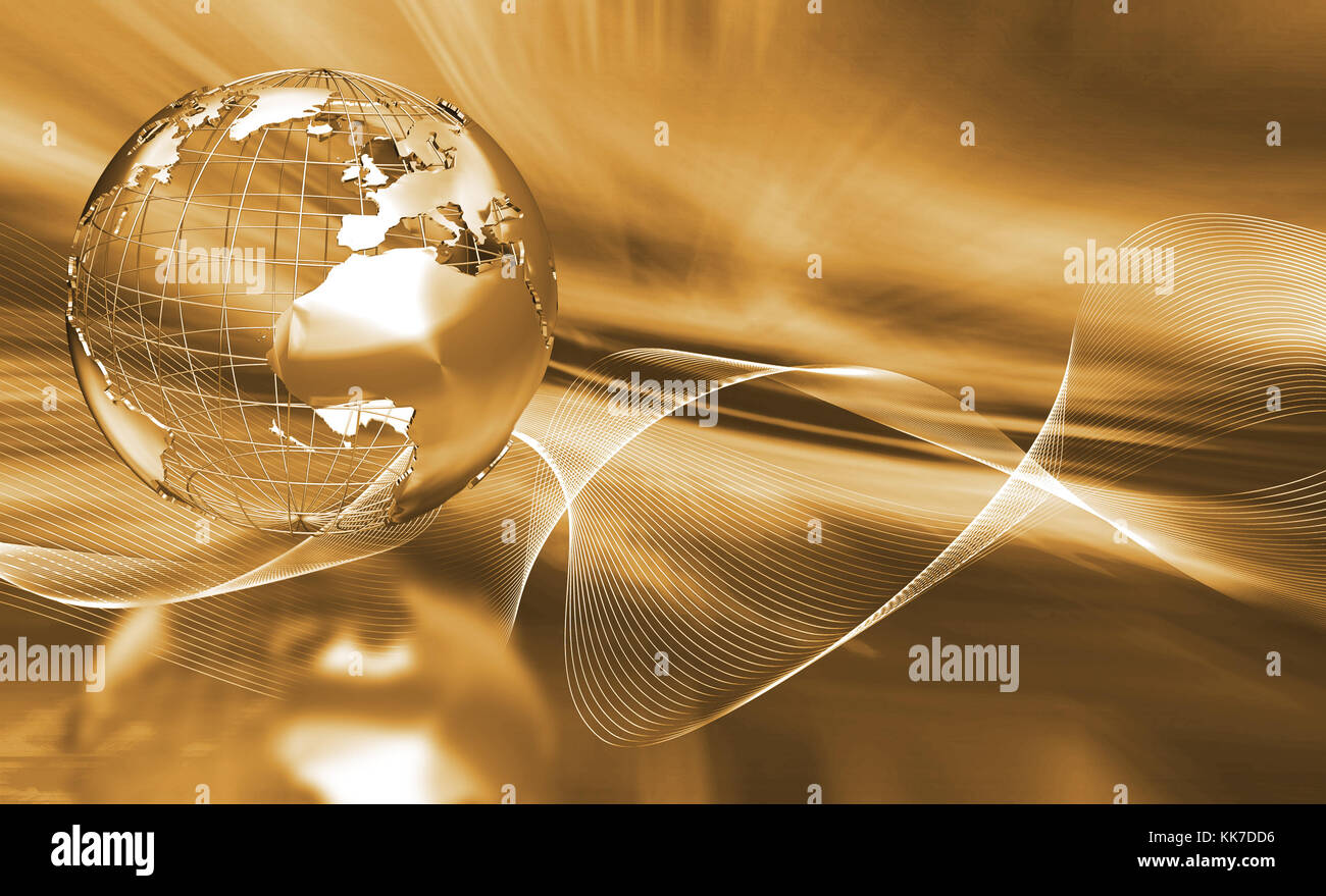 Abstract globe background Stock Photo - Alamy