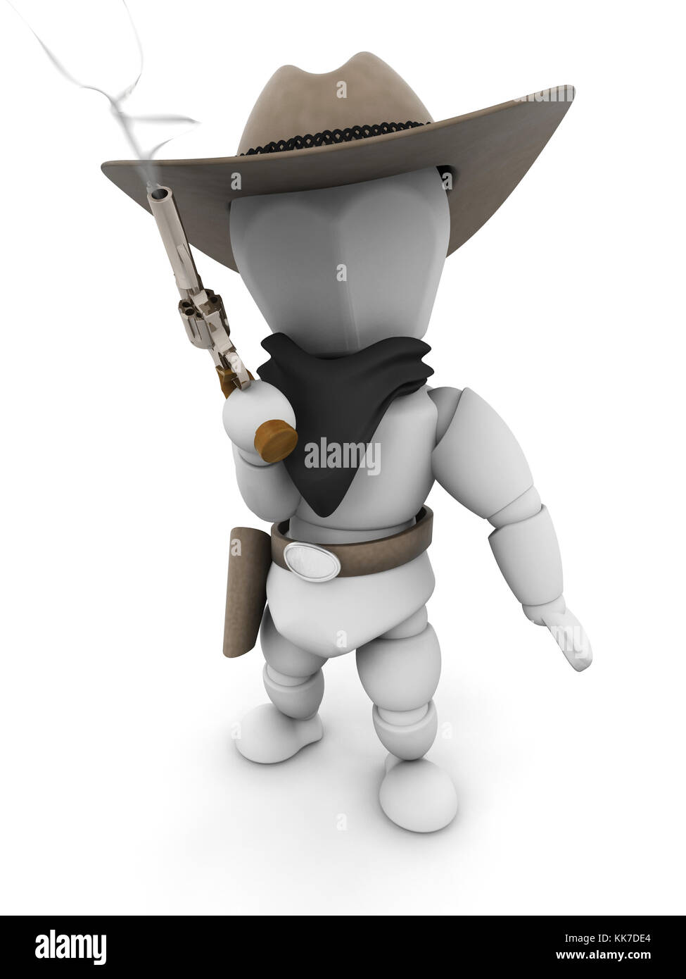 Smoking gun cowboy hi-res stock photography and images - Alamy