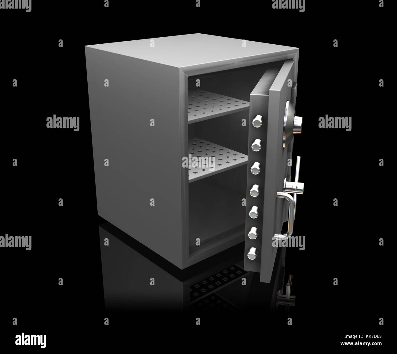 3D render of a bank safe Stock Photo - Alamy