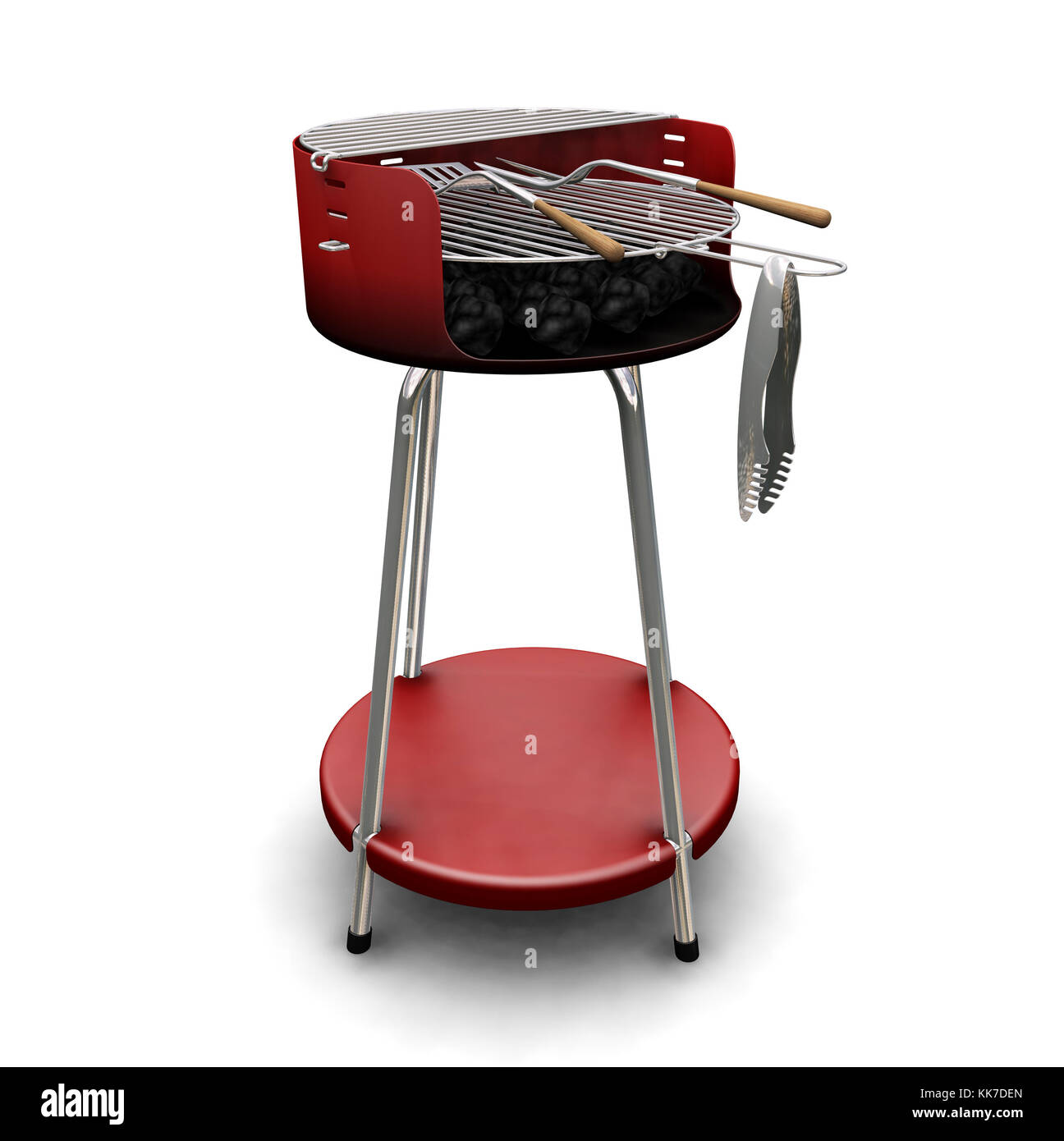 3D render of a barbecue Stock Photo - Alamy