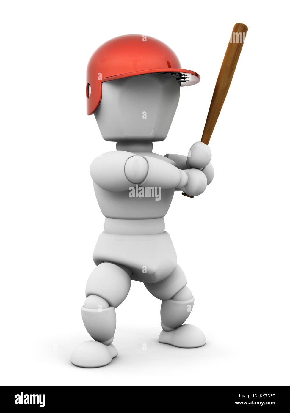 3D render of a baseball player Stock Photo - Alamy