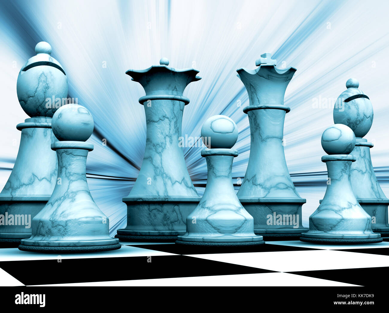 Abstract background with chess pieces Stock Photo - Alamy