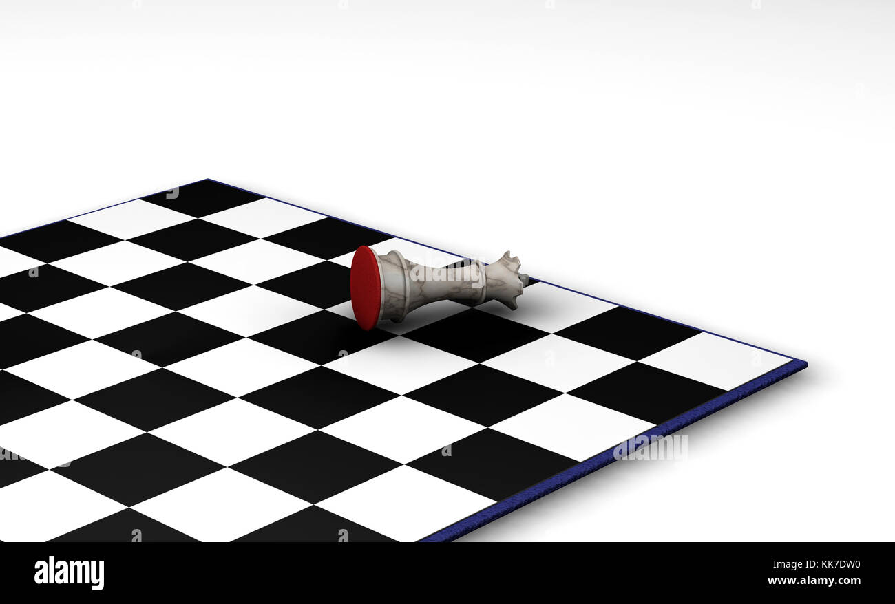 Fallen queen chess piece hi-res stock photography and images - Alamy