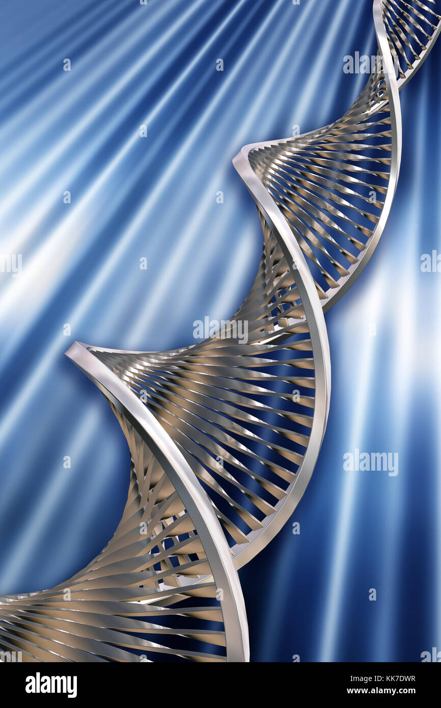 3D render of DNA strands Stock Photo - Alamy