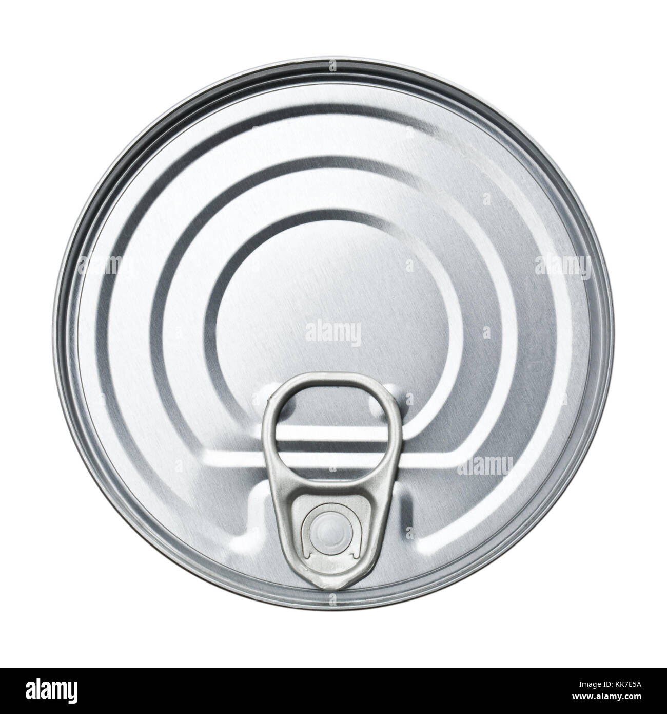 Cover tin isolated on white background Stock Photo - Alamy