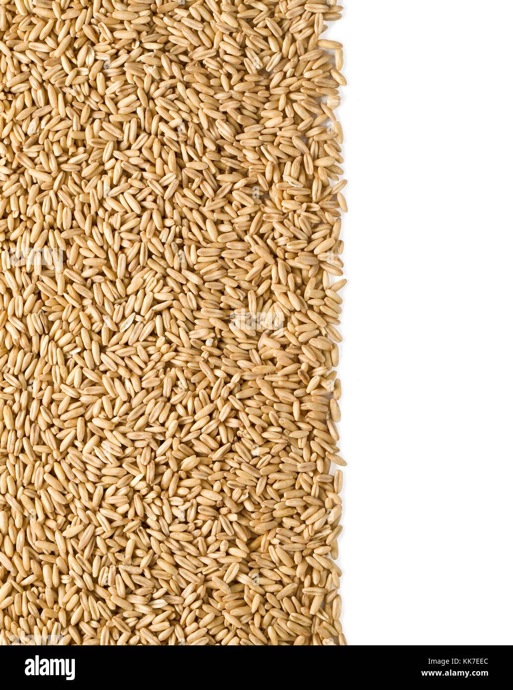 rye background view from the top with clipping path Stock Photo - Alamy