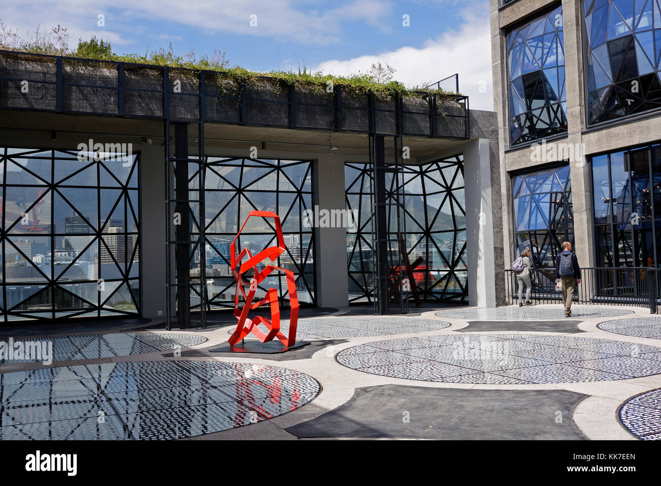 Sculptures on the roof of the Zeitz Museum of Contemporary Modern Art ...