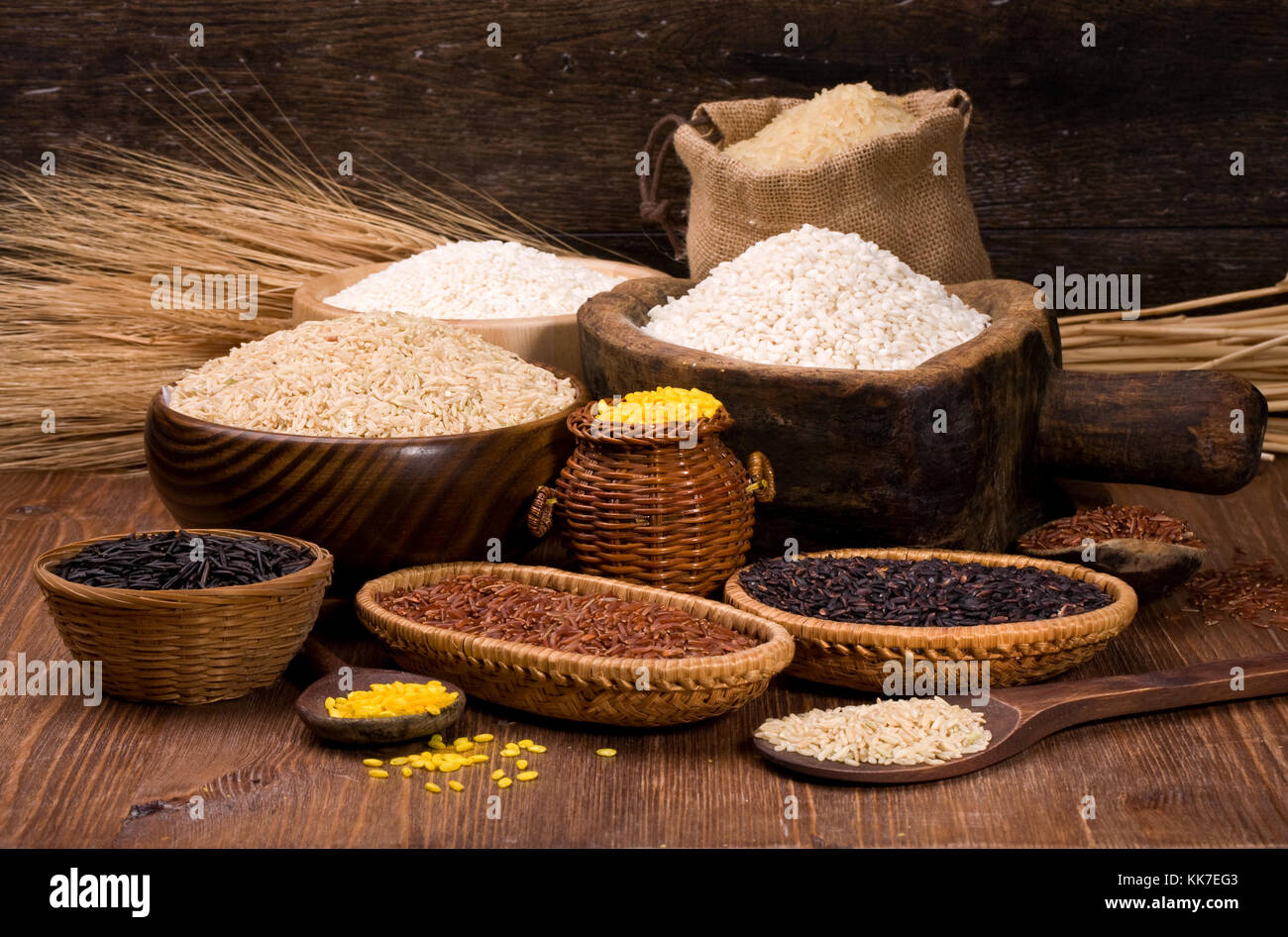 Asian rice varieties hi-res stock photography and images - Alamy
