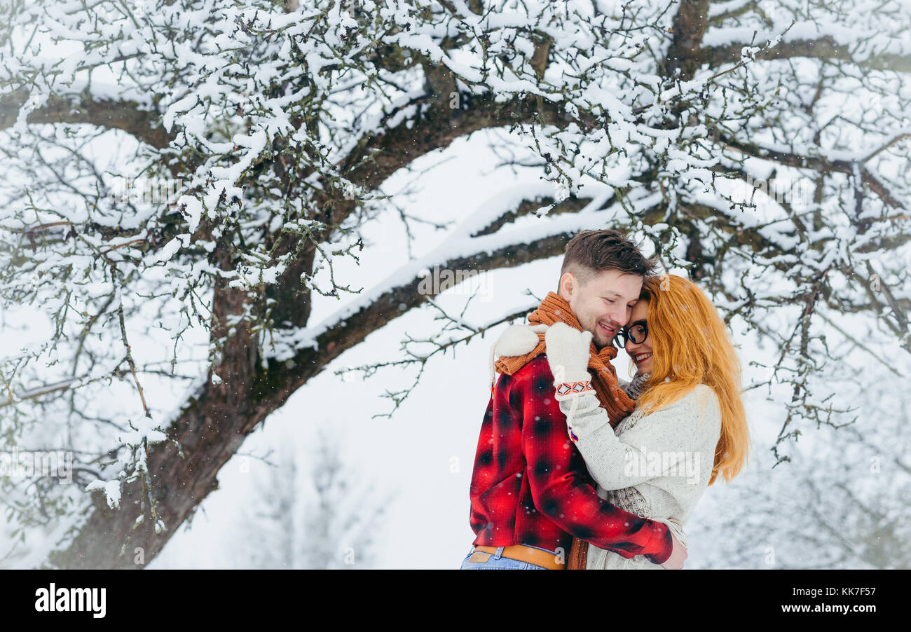 Close Up Horizontal Portrait Happy Couple Hugging Touching Faces