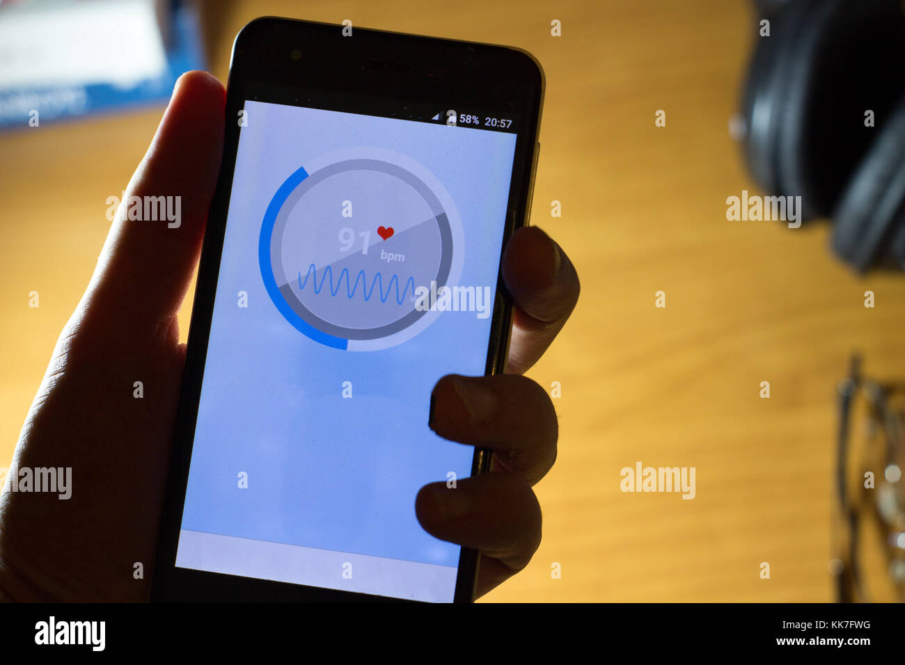 Heart rate sensor hi-res stock photography and images - Alamy