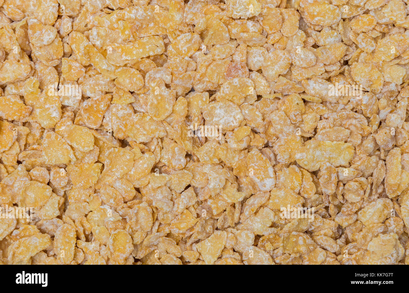 Cornflakes macro detail background Stock Photo - Alamy
