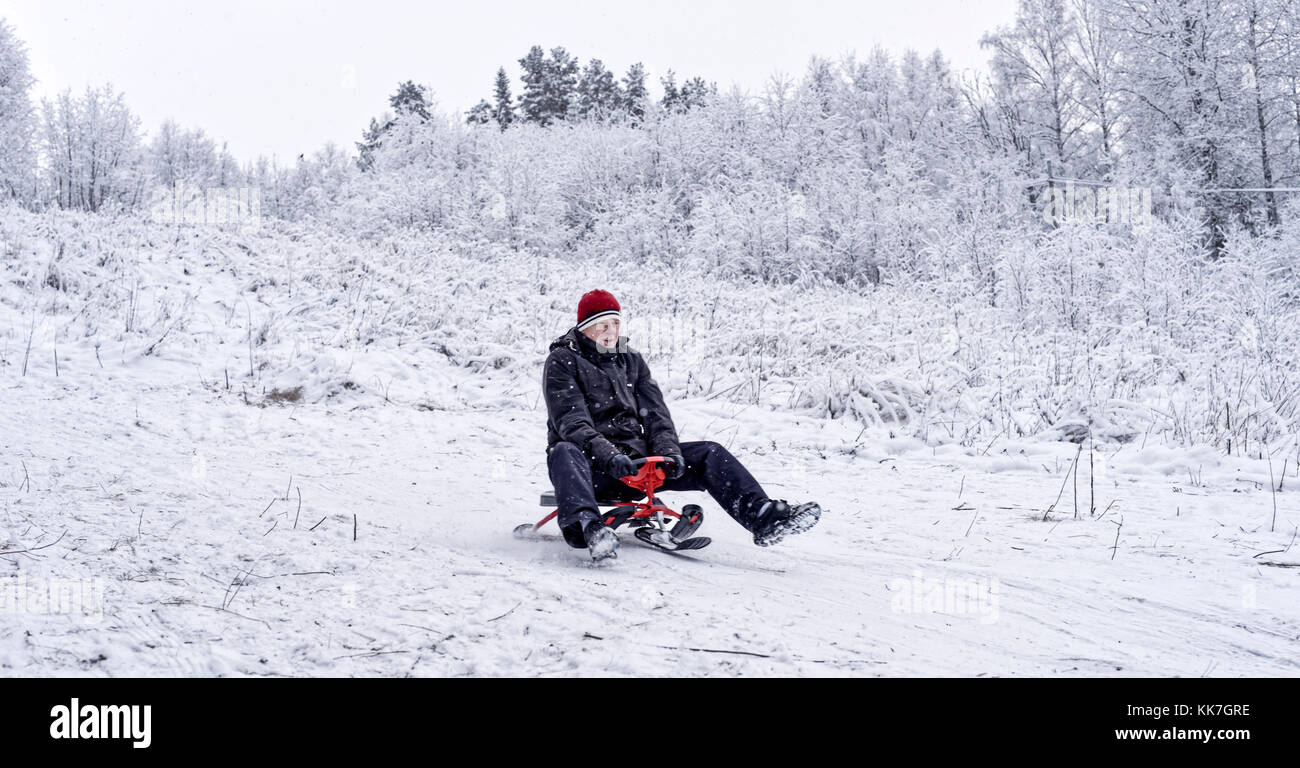 Sledge slope hi-res stock photography and images - Alamy